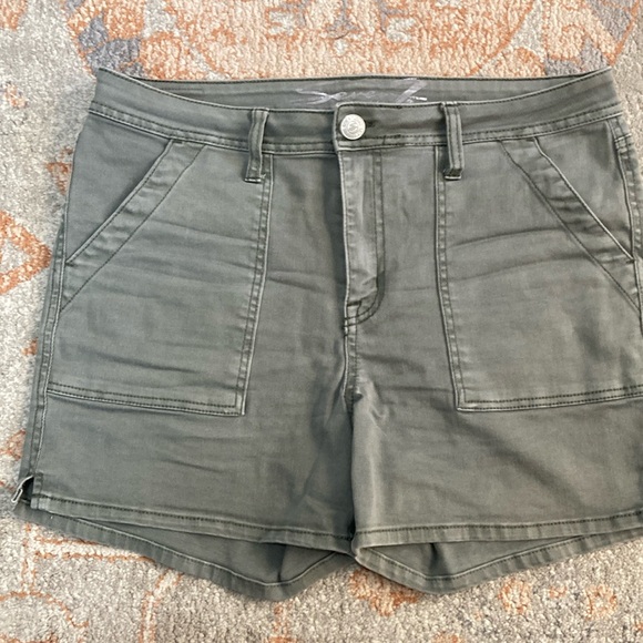 Seven7 | Shorts | Shorts Khaki Green Utility By Seven7 | Poshmark
